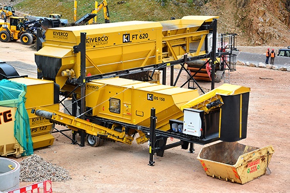 Kiverco Compact Plant in Action at JCB Waste & Recycling Event